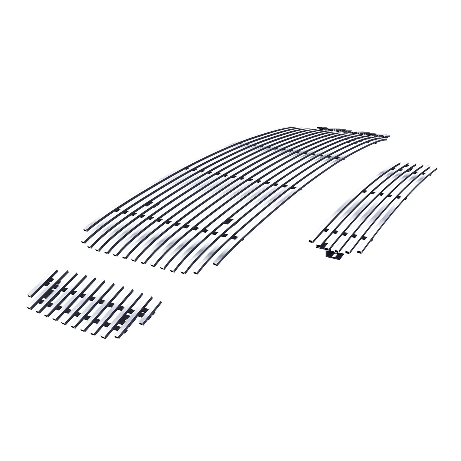 APS Premium Chrome Horizontal Billet Front Grille Grill Insert ...