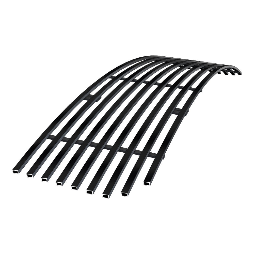 APS Premium Stainless Steel Black 8x6 Horizontal Billet Grille ...
