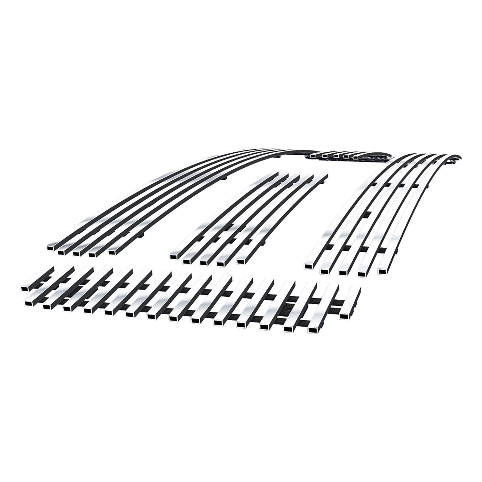 APS Premium Stainless Steel Chrome 8x6 Billet Grille Compatible with ...