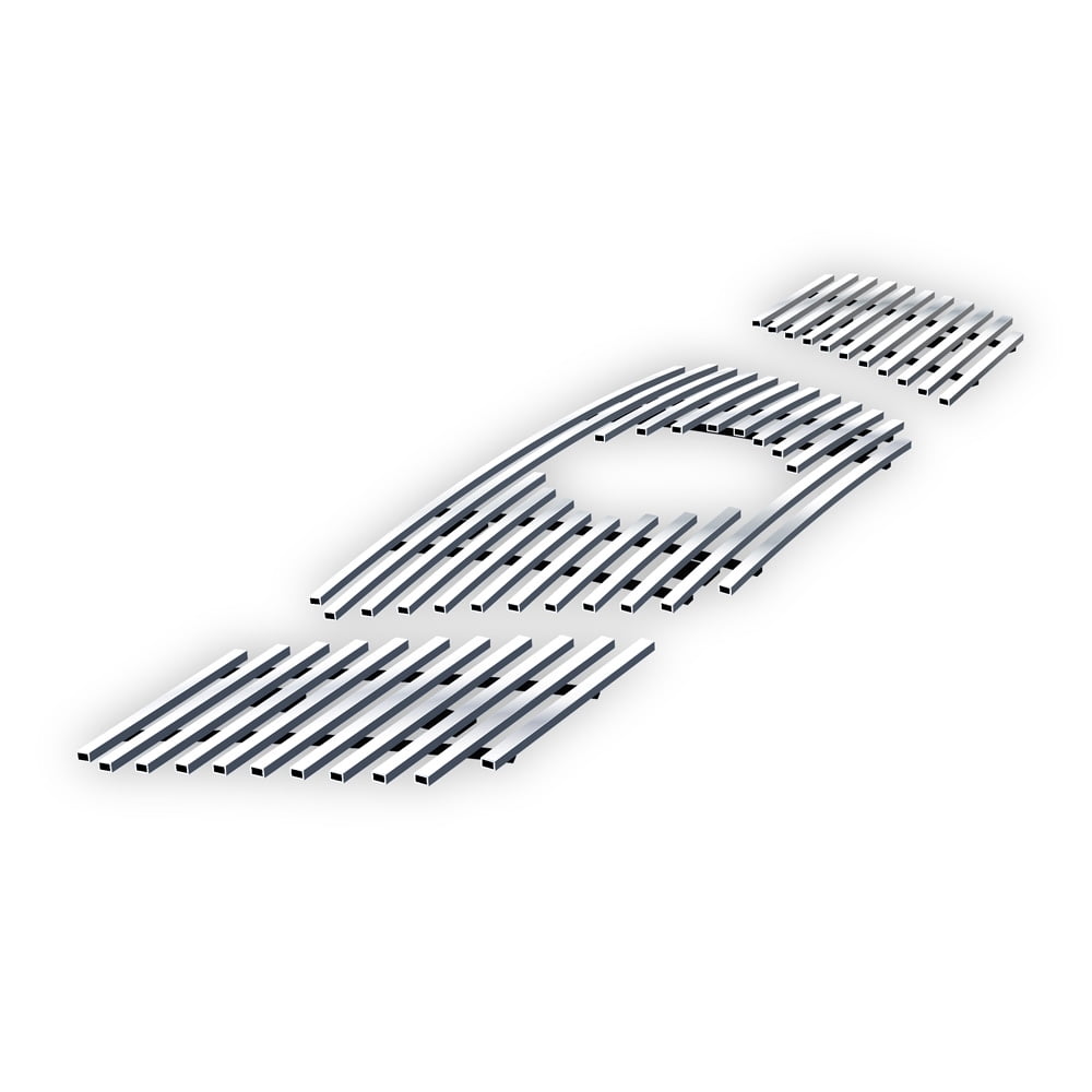 APS Premium Stainless Steel Chrome 8x6 Billet Grille Insert Compatible ...