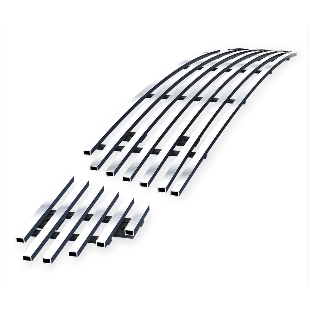 APS Premium Stainless Steel Chrome 8x6 Billet Grille Insert Compatible ...