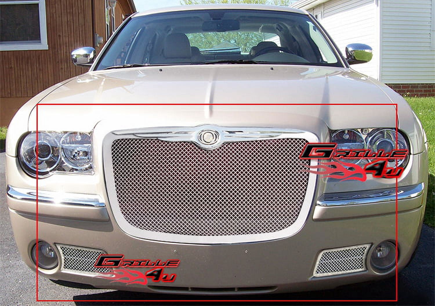 APS Premium Stainless Steel Mesh Grille for Chrysler 300C 2005-2010 ...