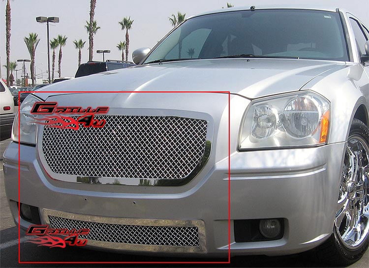 APS Premium Stainless Steel Chrome Mesh Grille Insert Compatible with ...