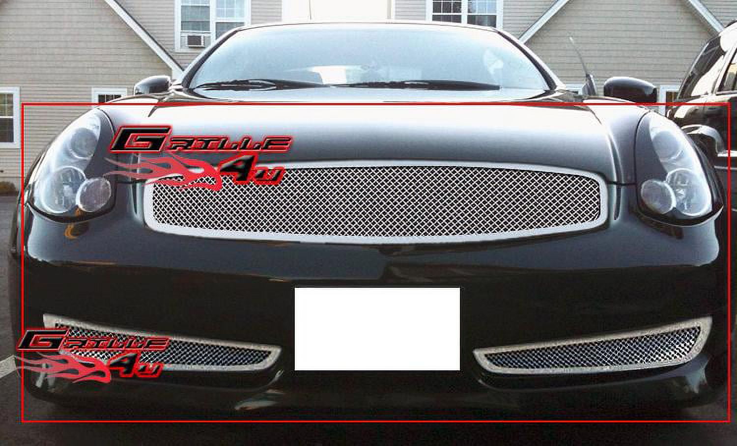 APS Premium Stainless Steel Chrome Mesh Grille Insert Compatible with ...