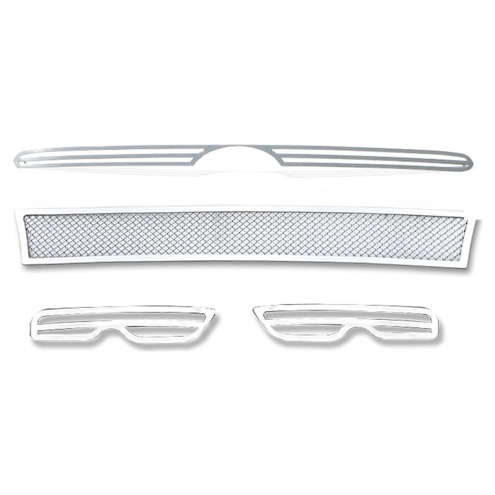 APS Premium Stainless Steel Chrome Mesh Grille Insert Compatible with ...