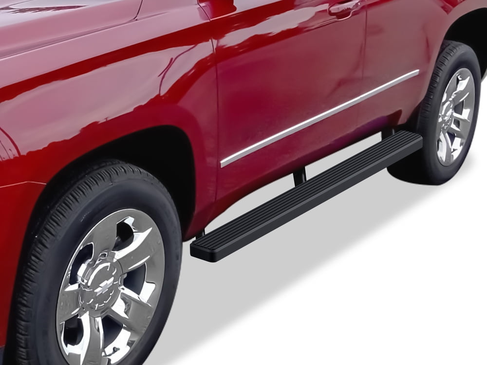 APS Running Board 4in Black Compatible with Chevy Tahoe GMC Yukon 2000 ...