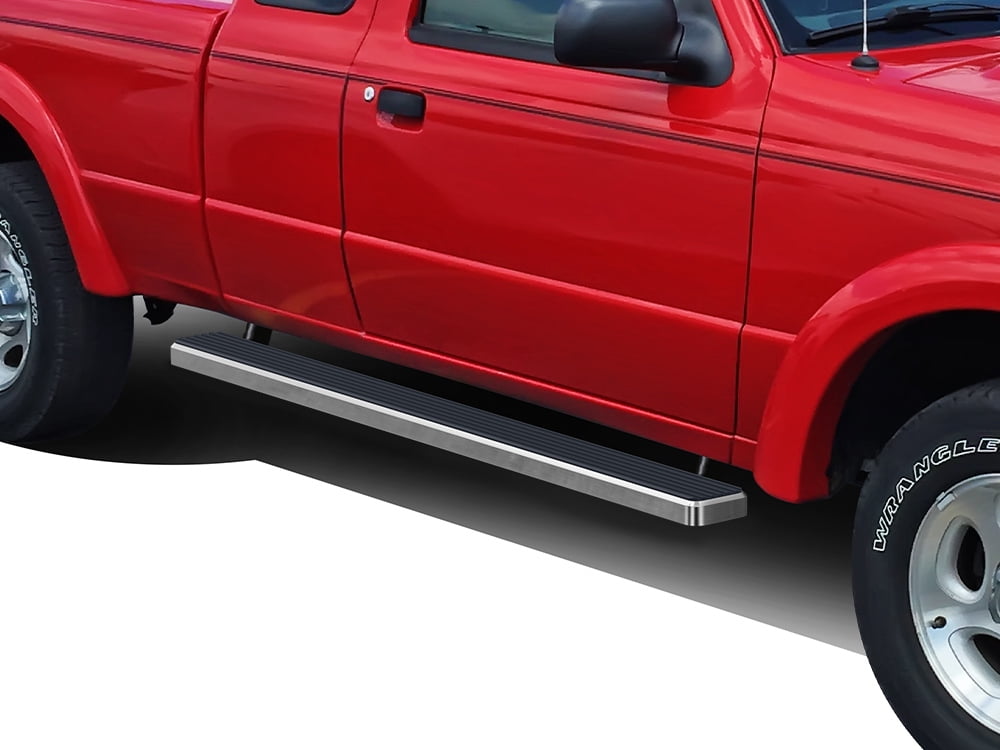 APS Running Boards 4 inches Compatible with Ford Ranger Mazda B-Series ...
