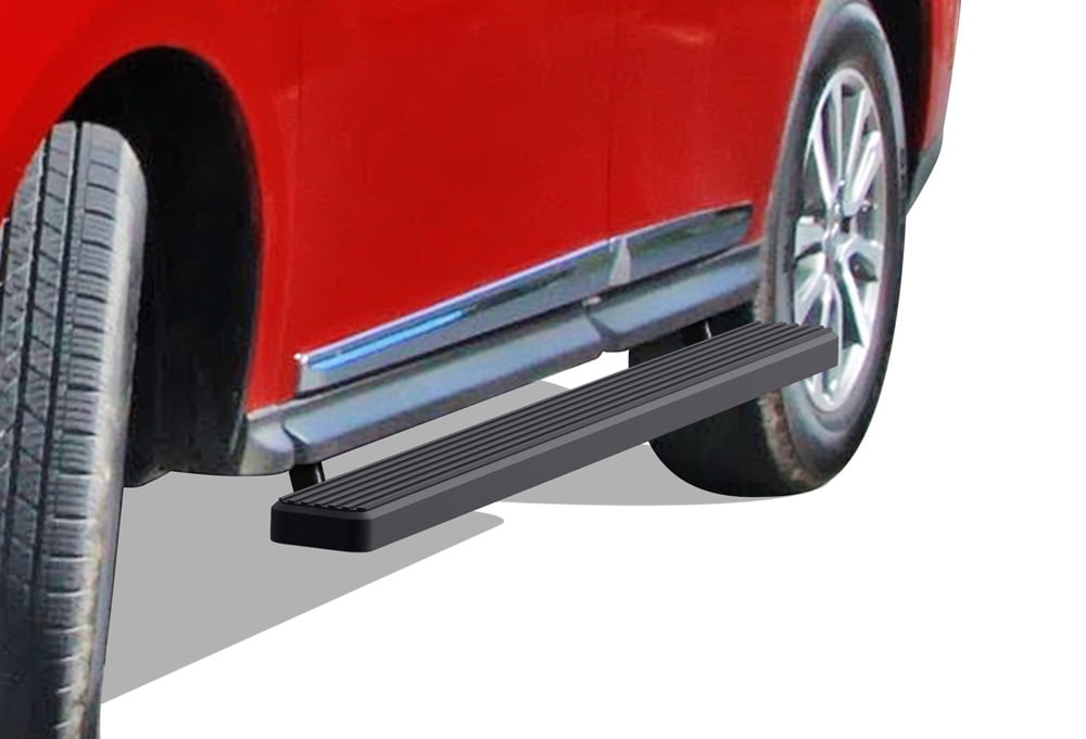 APS Running Boards 4 inches Matte Black Compatible with Nissan ...