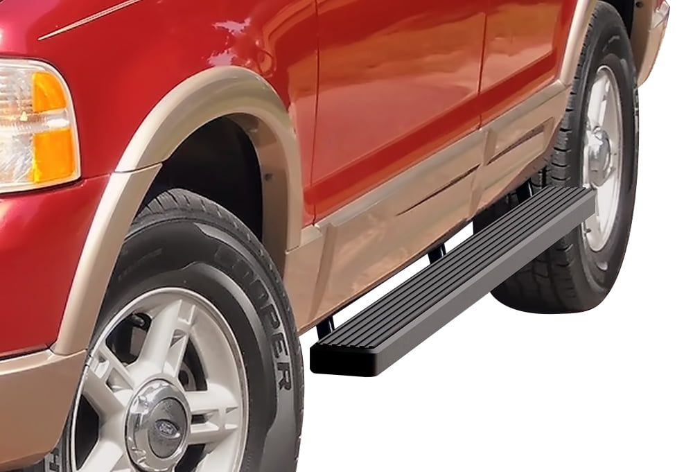 APS iBoard 4in Matte Black Running Boards for Ford Explorer 2002-2005 ...