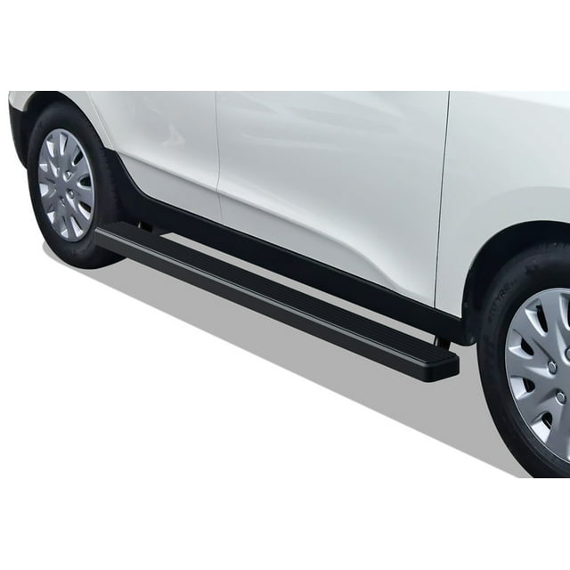 APS Running Boards 4 inches Matte Black Compatible with Hyundai Tucson ...