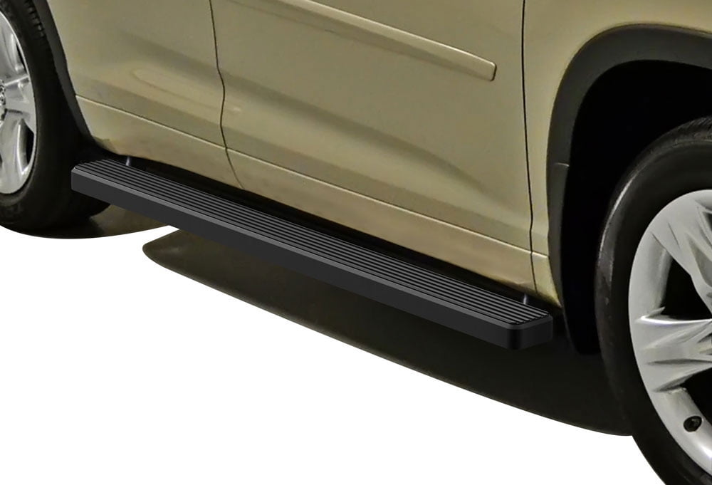 APS Running Boards 4 inches Matte Black Compatible with Toyota ...