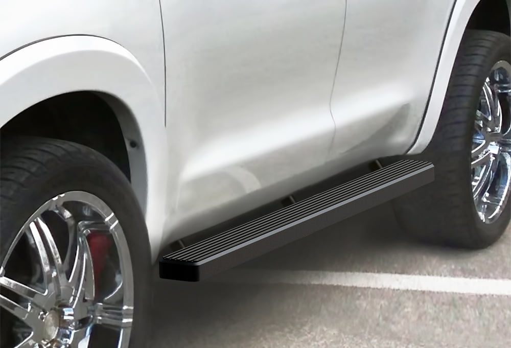 APS Running Boards 4 inches Matte Black Compatible with Toyota Sequoia ...