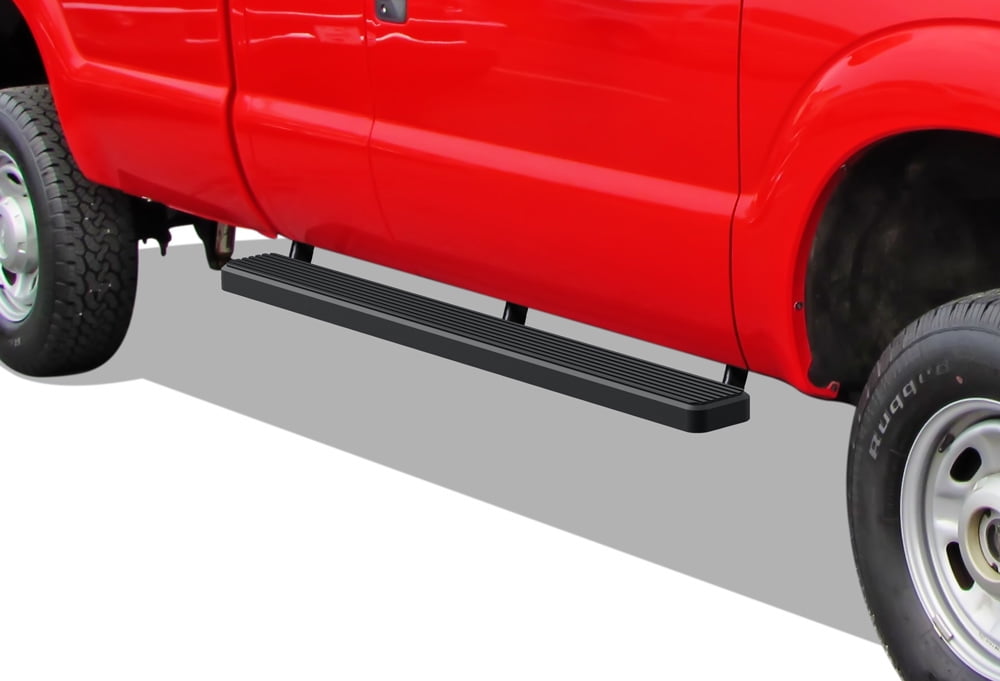 APS Running Boards 5-inch Black Compatible with Ford F250 F350 Super ...