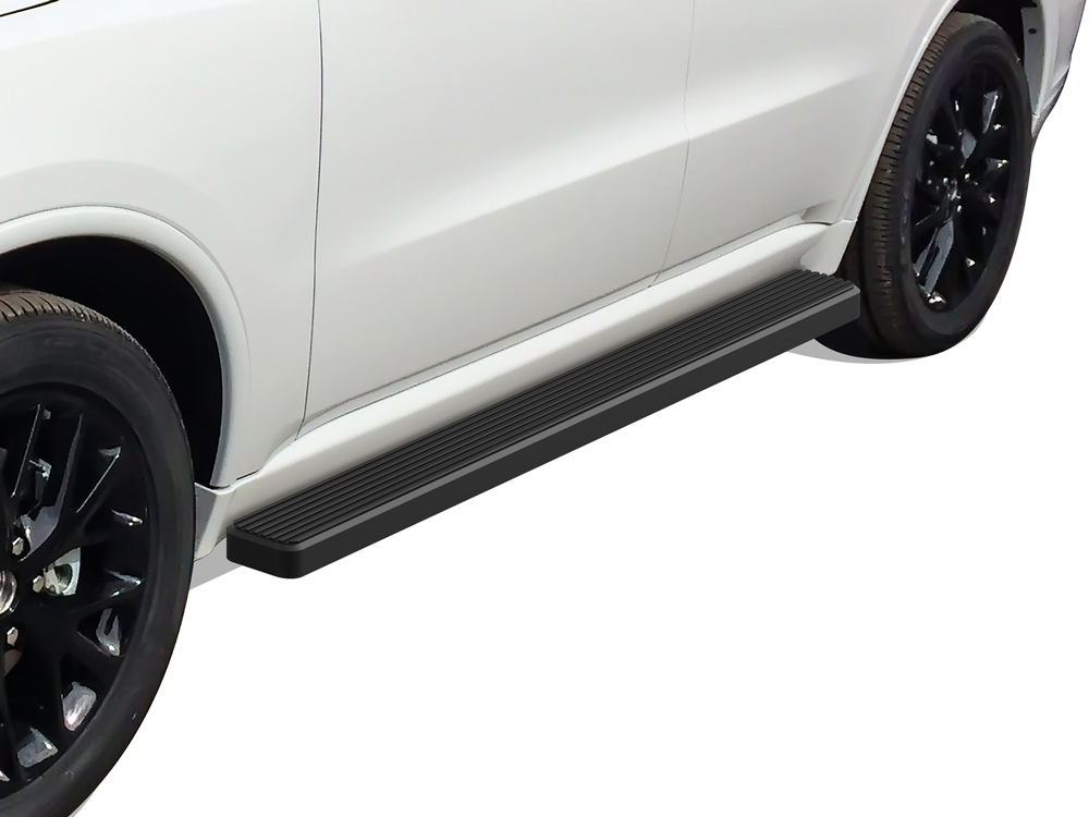 APS Running Boards 5 inches Matte Black Compatible with Dodge Durango ...