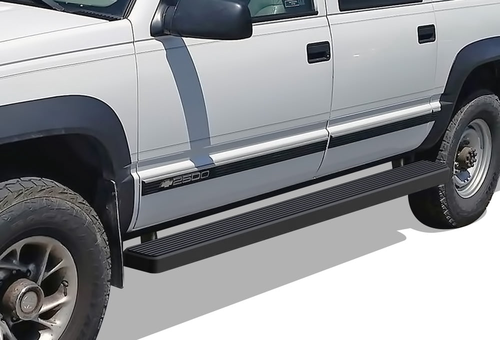 APS Running Boards 5 inches Matte Black Compatible with Chevy Suburban ...