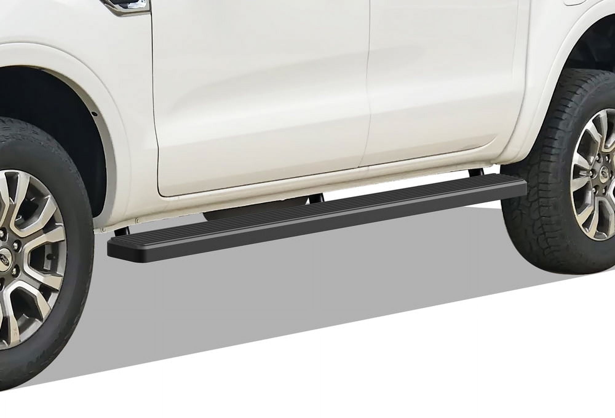 APS Running Boards 5 inches Matte Black Compatible with Ford Ranger ...