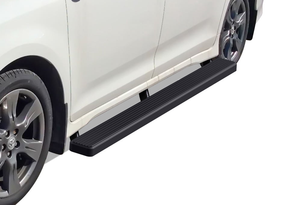 APS Running Boards 5 inches Matte Black Compatible with Toyota Sienna ...
