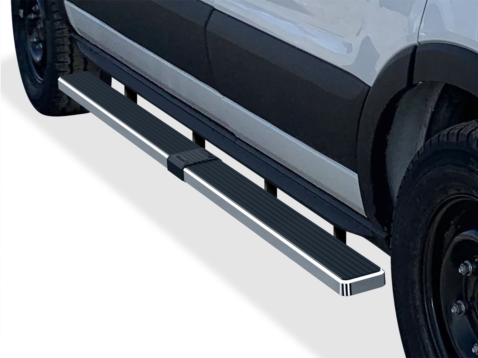 APS Running Boards 5 inches Silver Compatible with Ford Transit 2015 ...