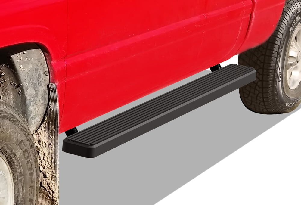 APS Running Boards 5in Black Compatible with Dodge Ram 1500 1994-2001 ...