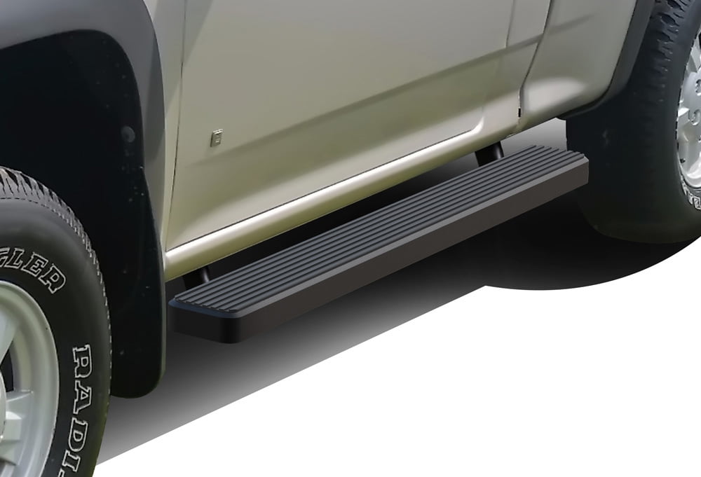 APS Running Boards 5in Black Compatible with Chevy Colorado GMC Canyon ...