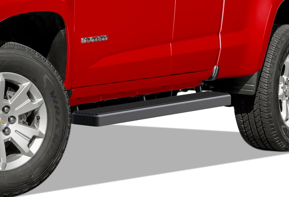 APS Running Boards 5in Black Compatible with Chevy Colorado GMC Canyon ...
