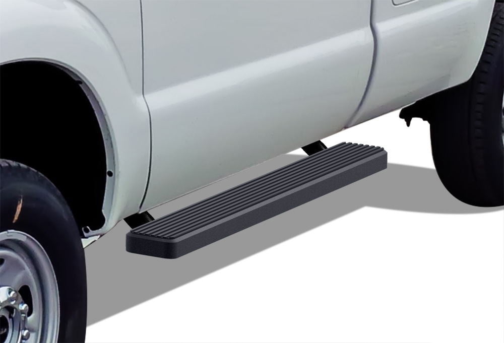 APS Running Boards 5in Black Compatible with Ford F250 F350 Super Duty ...