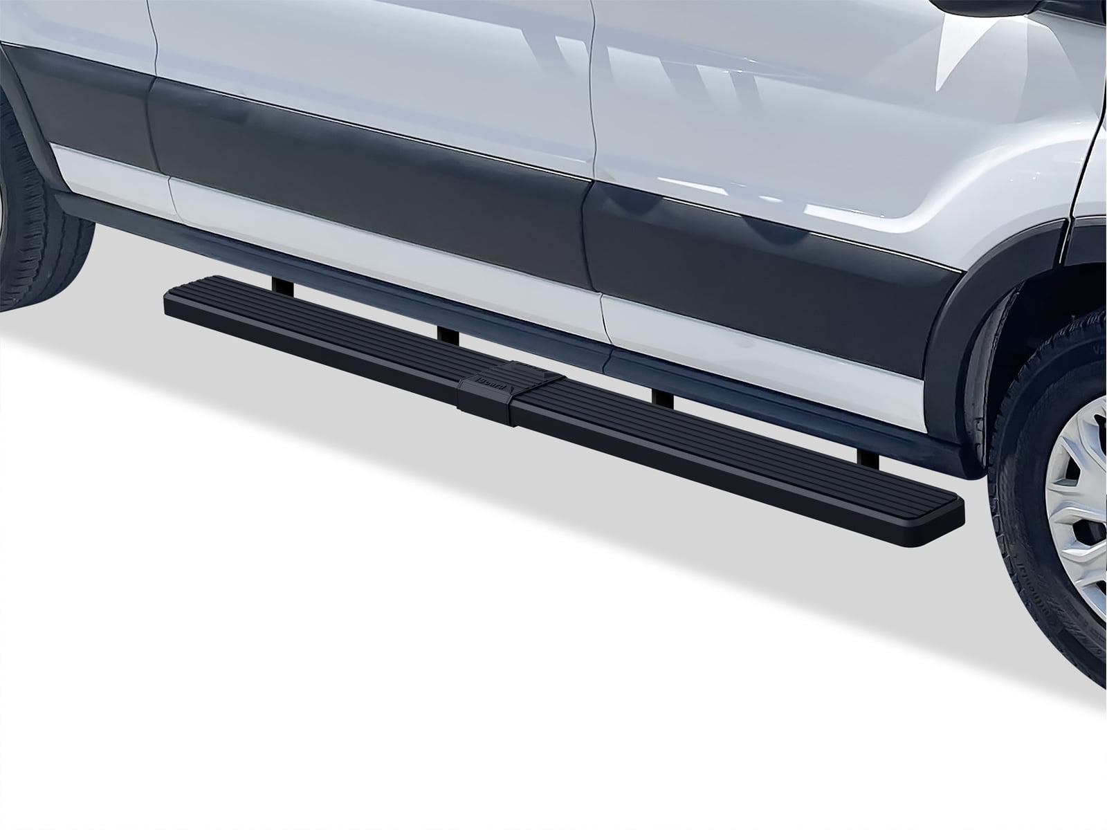 APS Running Boards 6 inches Matte Black Compatible with Ford Transit ...