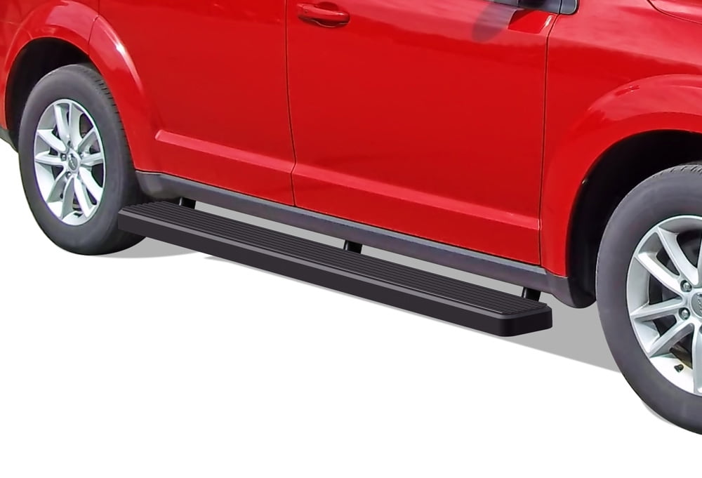 APS Running Boards 6 inches Matte Black Compatible with Dodge Journey ...