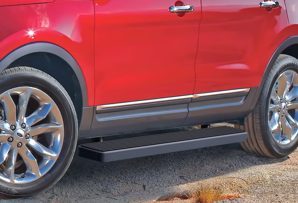 APS Running Boards 6 inches Matte Black Compatible with Ford Explorer ...