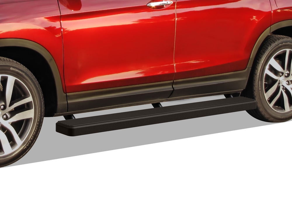 APS Running Boards 6 inches Matte Black Compatible with Honda Pilot ...