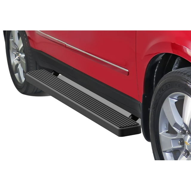 APS Running Boards 6in Matte Black Compatible with Chevy Traverse 2007 ...