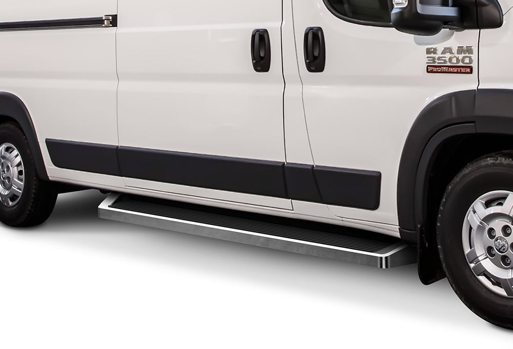 APS Running Boards 6in Silver Compatible with Ram ProMaster 2014-2025 ...