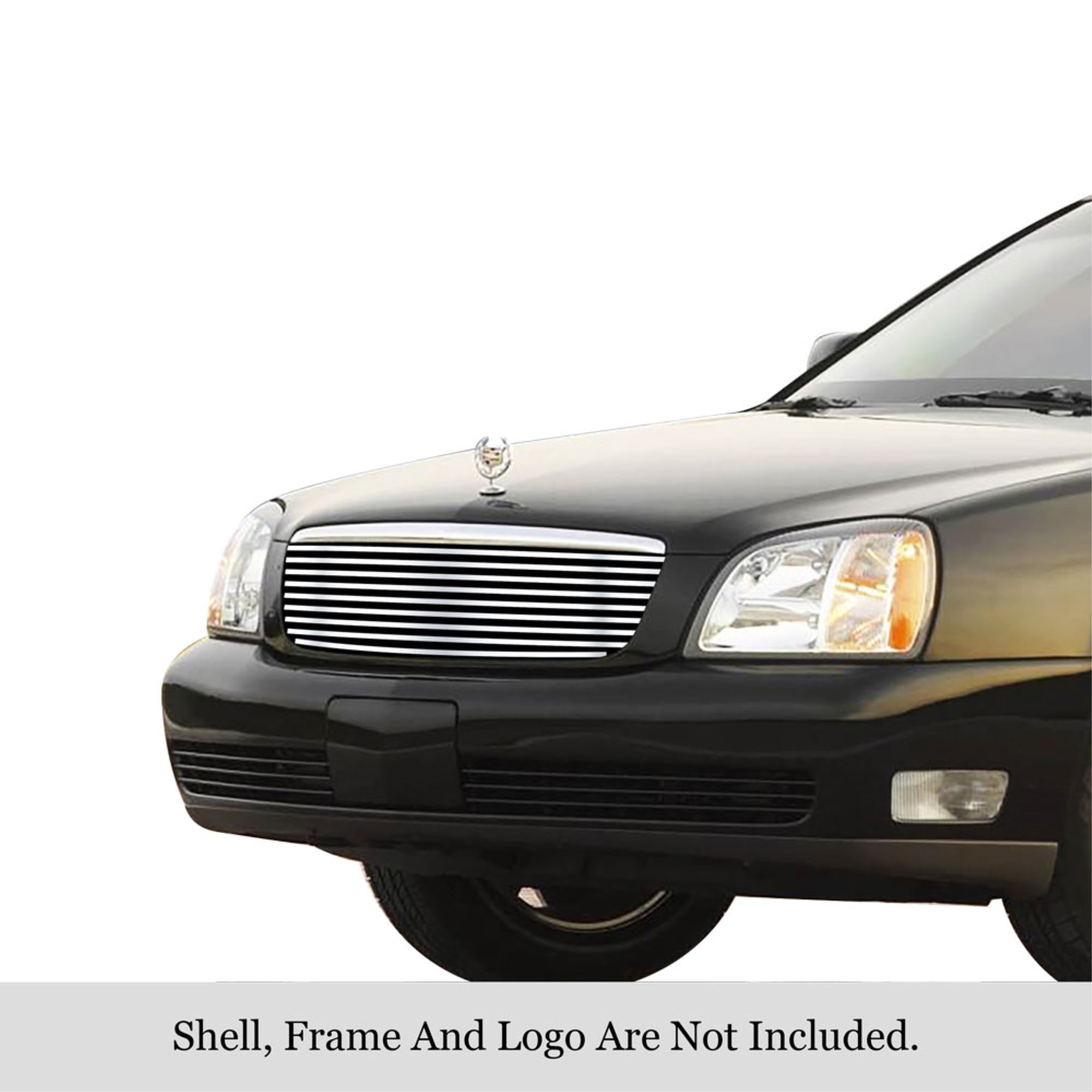 APS Stainless Steel Billet Grille 8x6 Horizontal for 2000-2005 Cadillac ...
