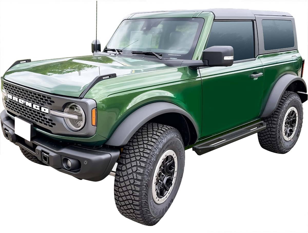 APS Truck Armor Side Steps Fit 2021-2026 Ford Bronco 2-Door - Walmart.com