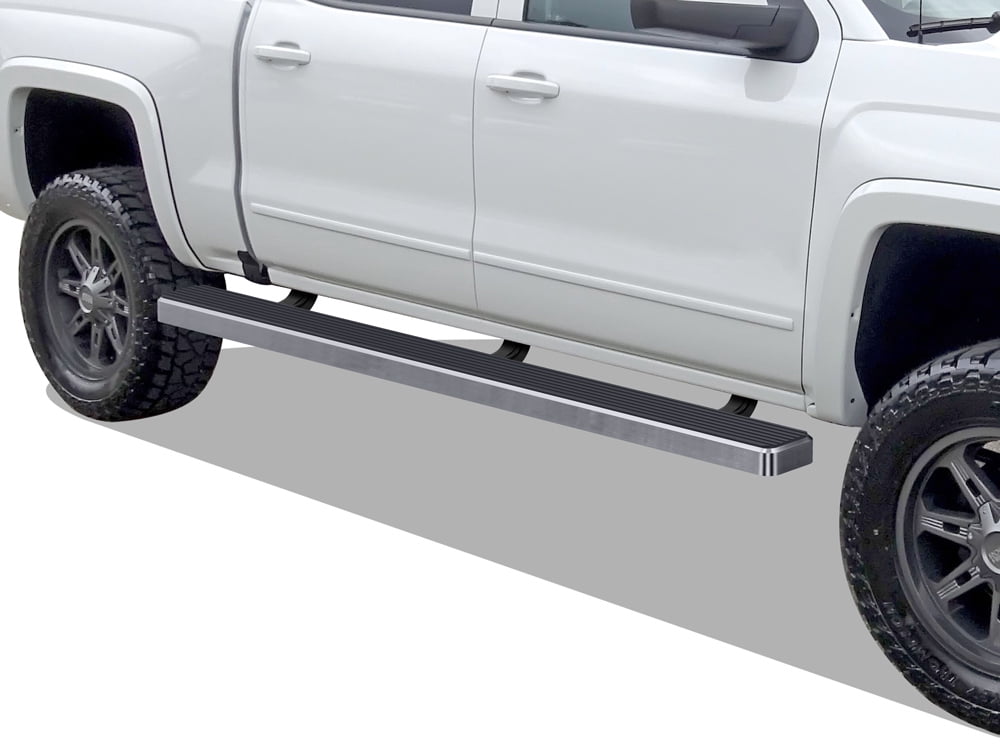 APS Wheel to Wheel Running Boards 5in Compatible with Chevy Silverado ...