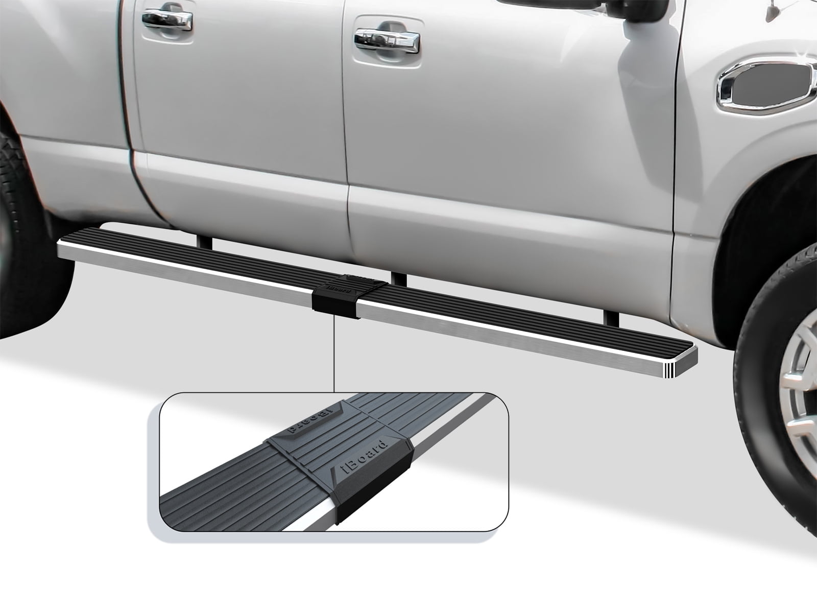 APS Wheel to Wheel Running Boards 6 inches Compatible with Nissan Titan ...