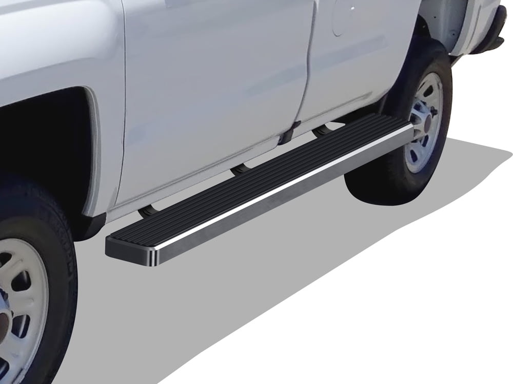 APS Wheel to Wheel Running Boards 6in Compatible with Chevy Silverado ...