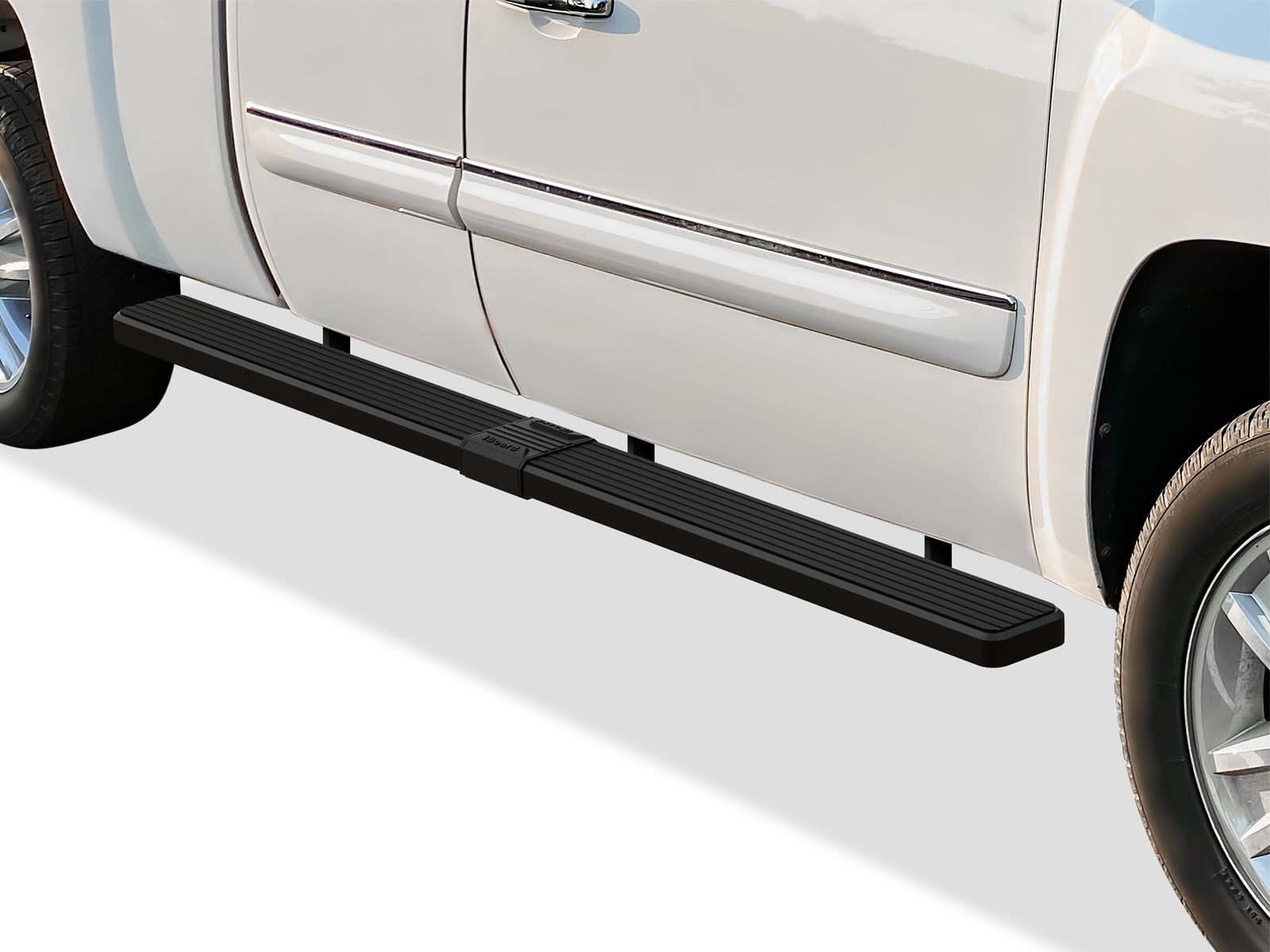 APS Wheel to Wheel Side Steps 5in Compatible with Chevy Silverado GMC ...