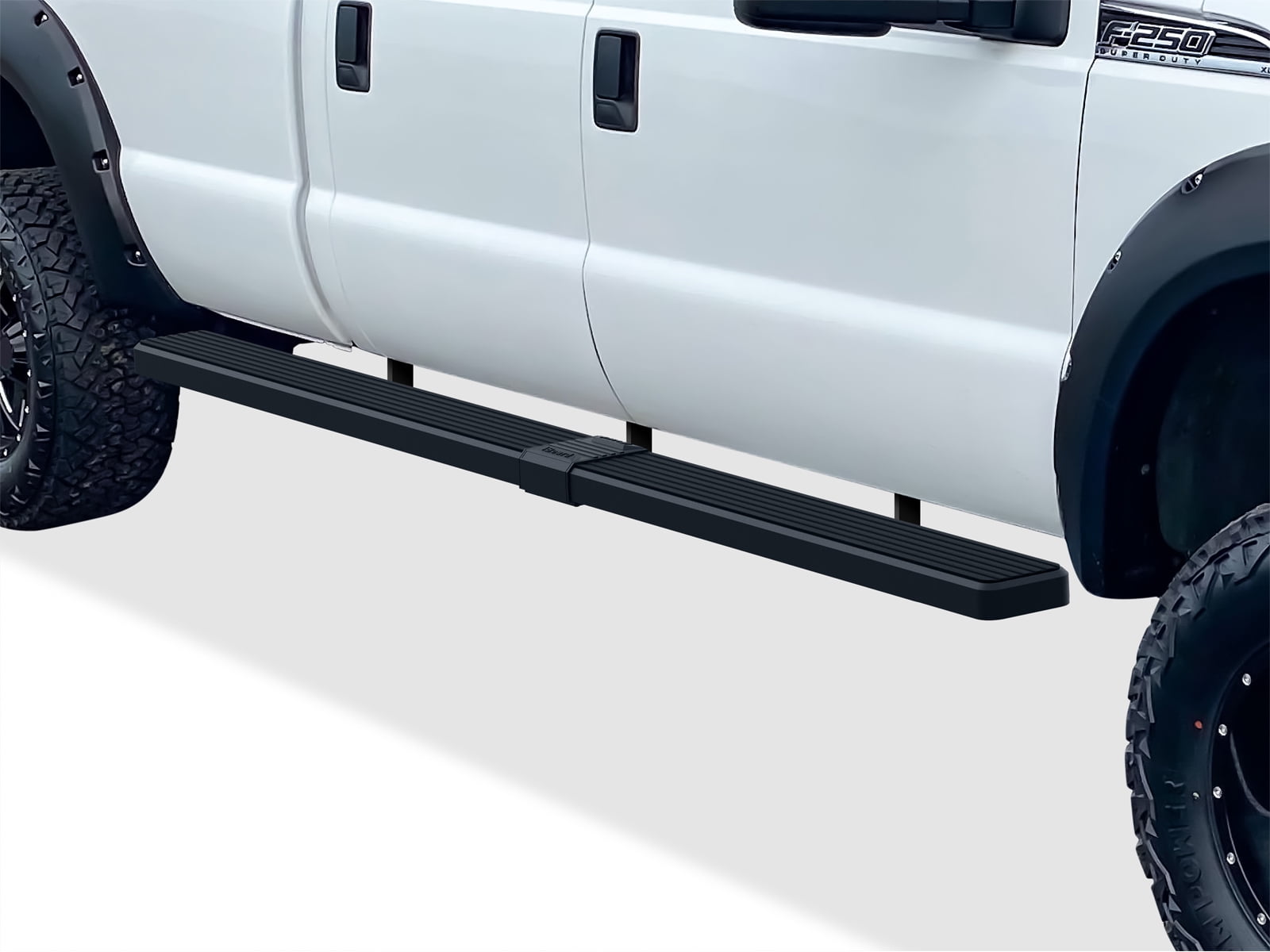 APS 5-inch iBoard Wheel to Wheel Running Boards for Ford F250 F350 ...