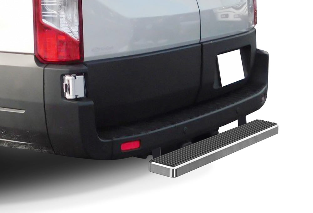 APS Rear Step Bar 5 inches Silver Compatible with Ford Transit 2015 ...