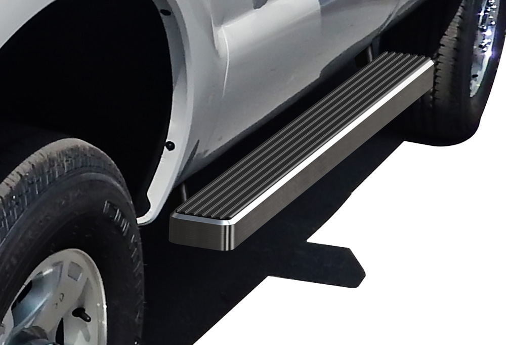 APS Running Boards 4 inches Compatible with Ford F250 F350 Super Duty ...