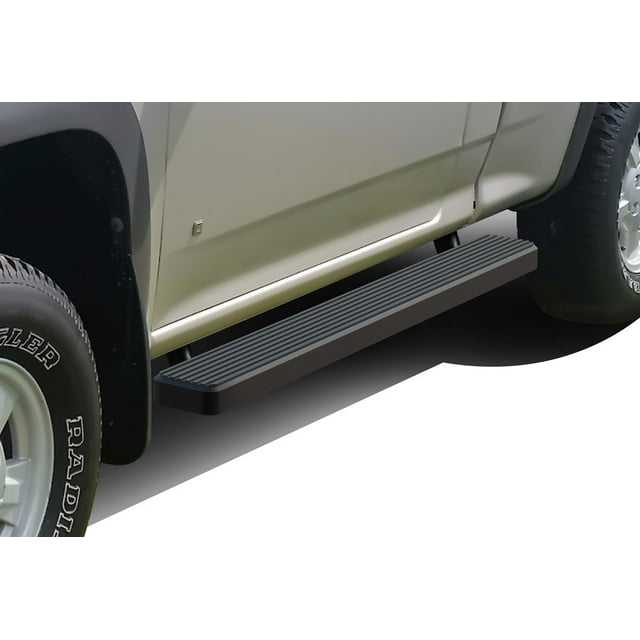 APS Running Boards 5in Black Compatible with Chevy Colorado GMC Canyon ...