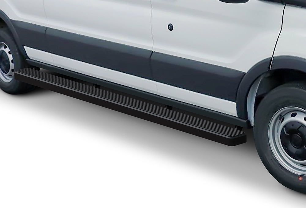 APS iBoard Style Running Boards 5 inches Matte Black Compatible with ...