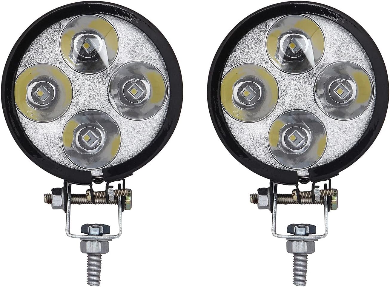 APSMOTIV 12V LED Work Lamp 12V LED Work Lamp Round Fog Light Off Road ...