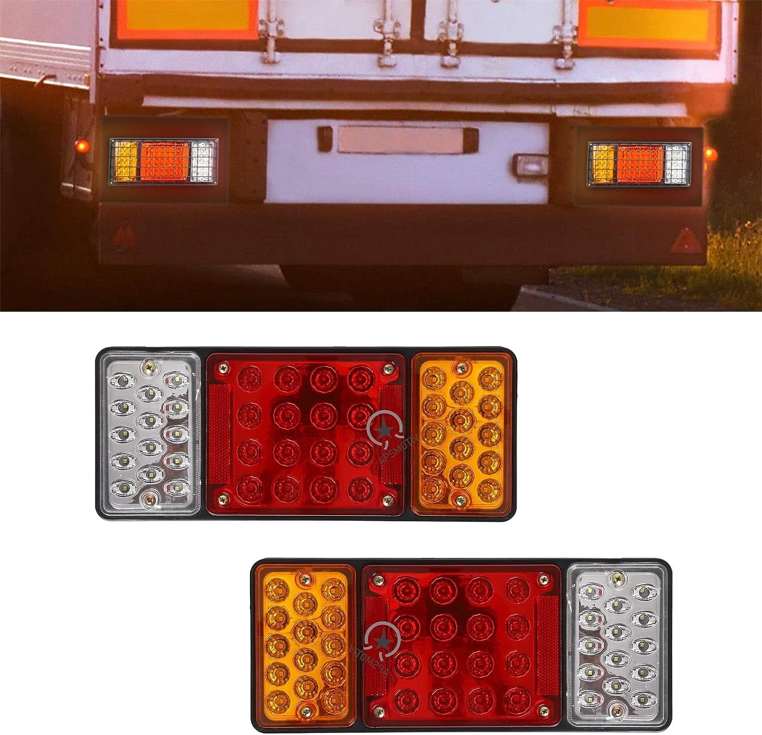 APSMOTIV 12V Rear Lamp Tail Lights For GMC W Series Isuzu Elf Truck NPR ...