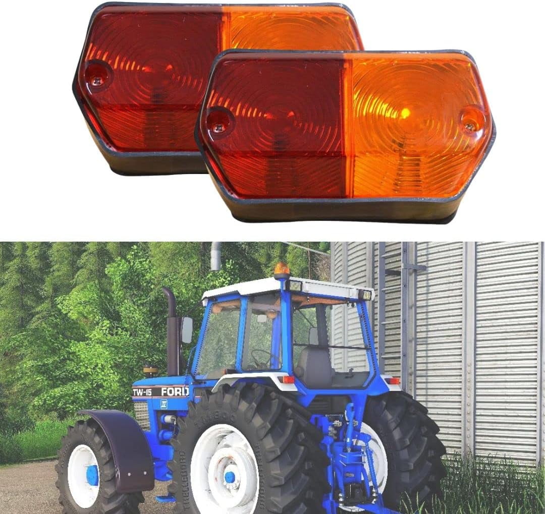 APSMOTIV 2- PAck Tractor Tail Lights Assembly Tail Light flasher Lamp ...