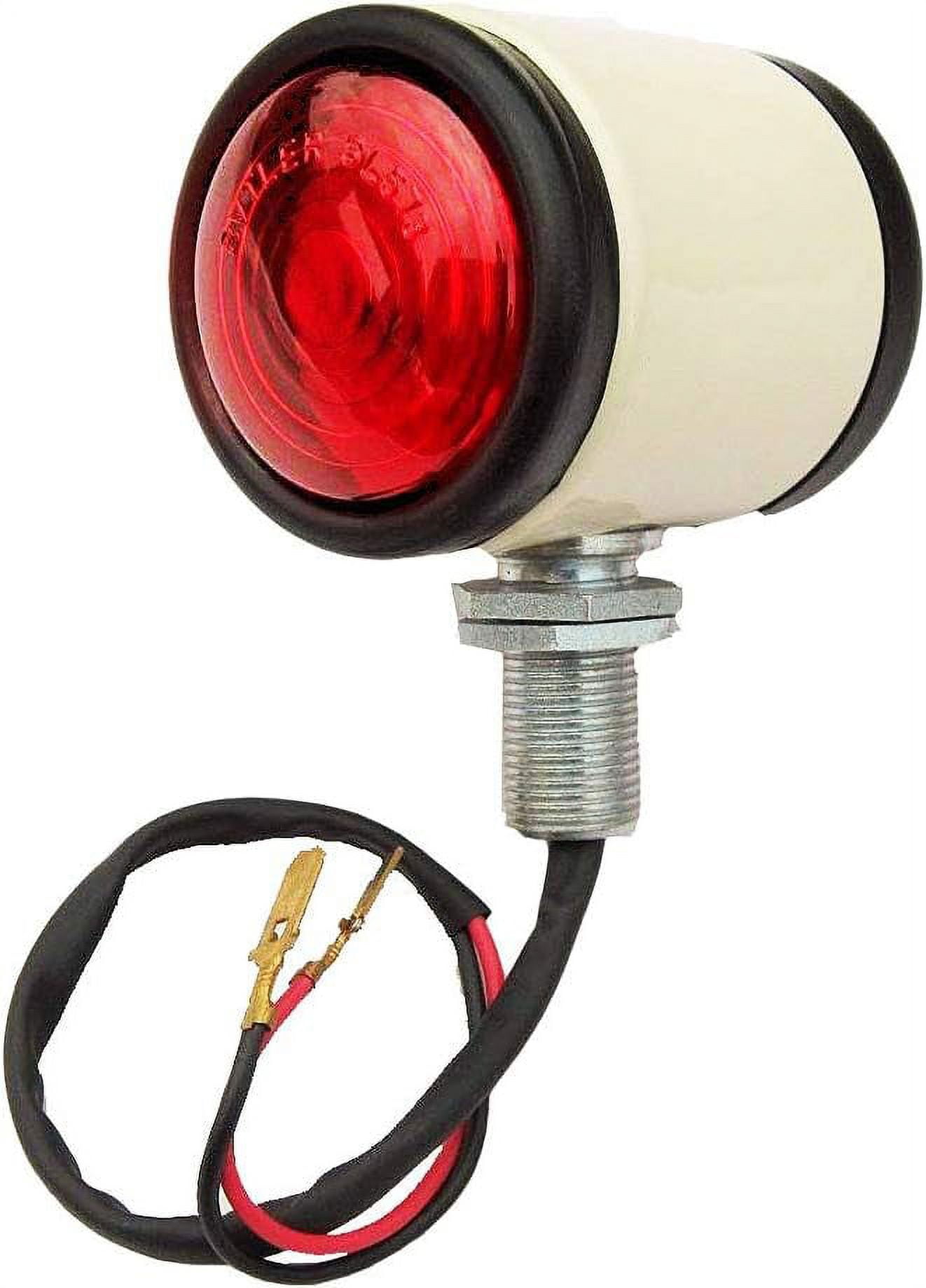 APSMOTIV 2-Pack turn signal assembly Lights Corner Lamp White Butler Style Assembly with 12v ...