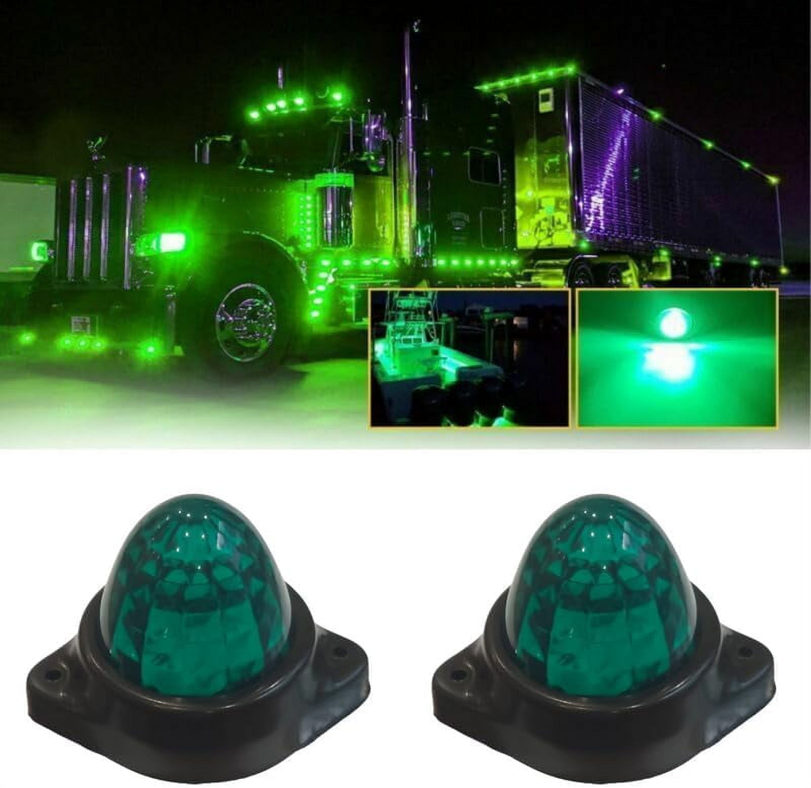 APSMOTIV 2 pack LED Truck Side Light rv bubble trailer lights, 24V ...