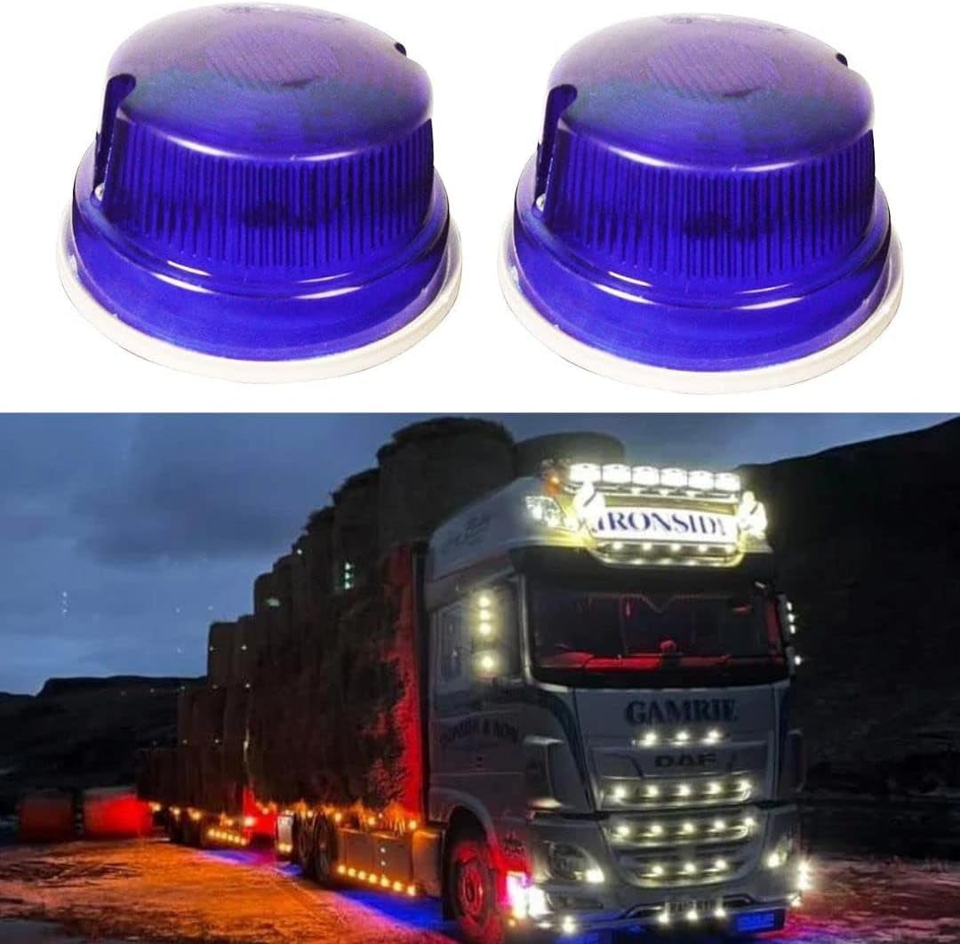 APSMOTIV 24V Volts Round Flashers Light Universal Vehicle for Truck ...