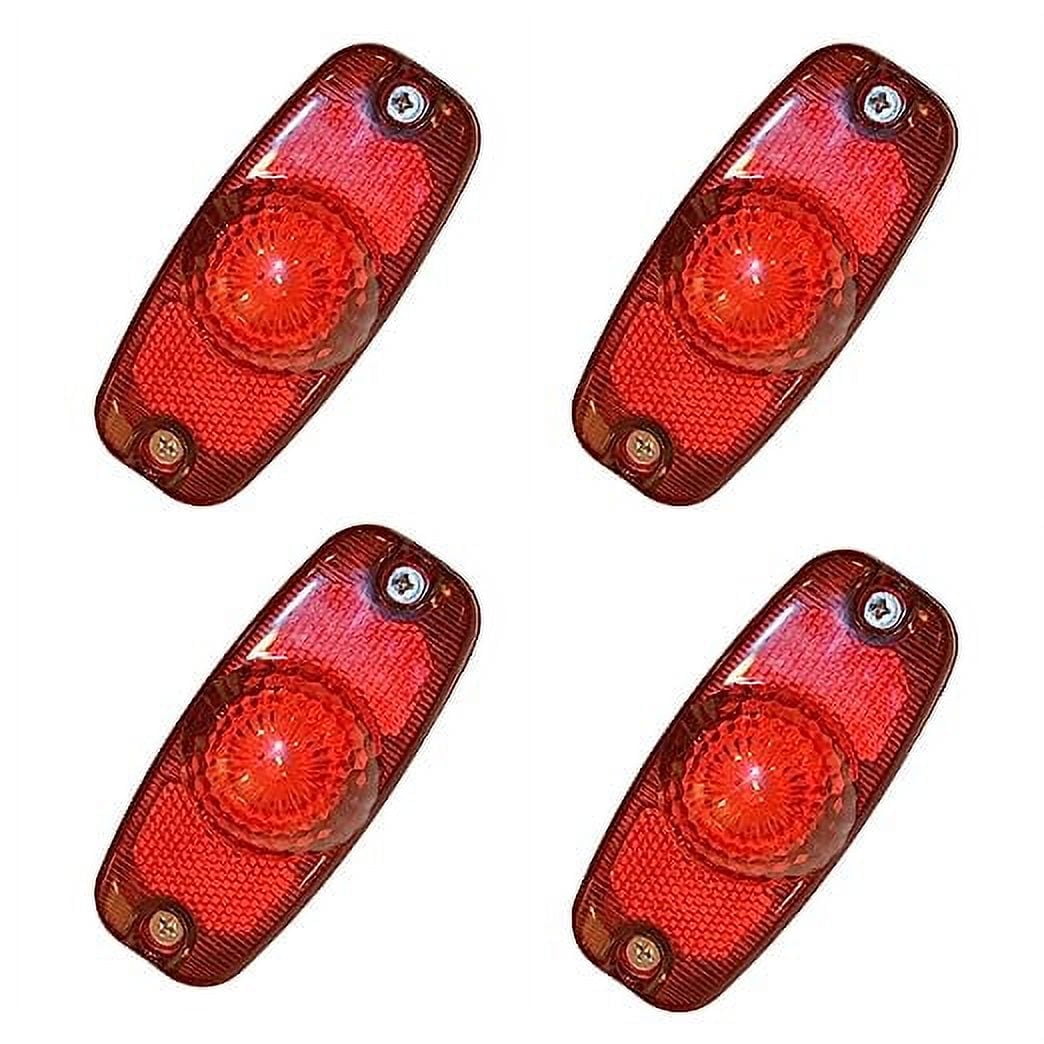 APSMOTIV 4 Pieces 4.5 Inch Trailer Marker Lights Waterproof LED 24V ...